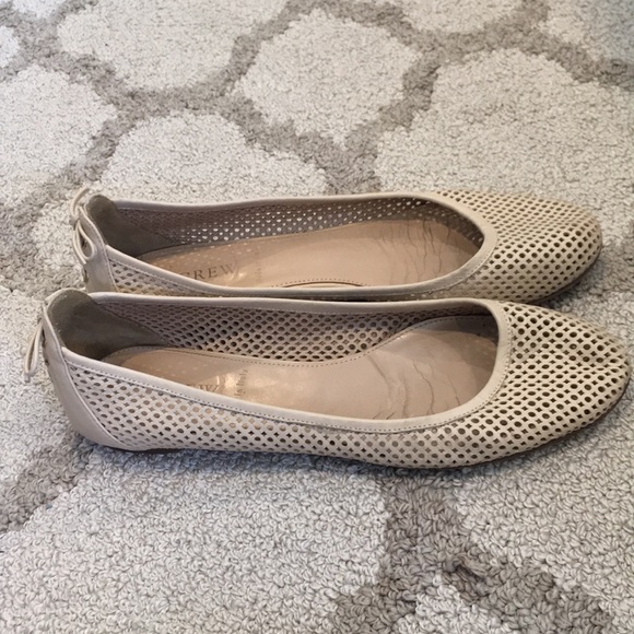 J. Crew | Shoes | Jcrew Ballet Flats With Lace Detail At Heel | Poshmark